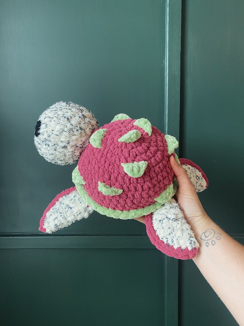 Dragonfruit Turtle Crochet Pattern *PDF ONLY* - Etsy