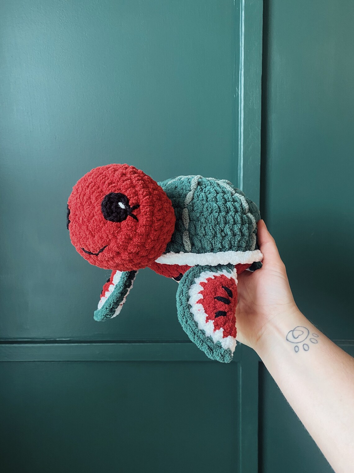 Watermelon Turtle Crochet Pattern *PDF ONLY* - Etsy