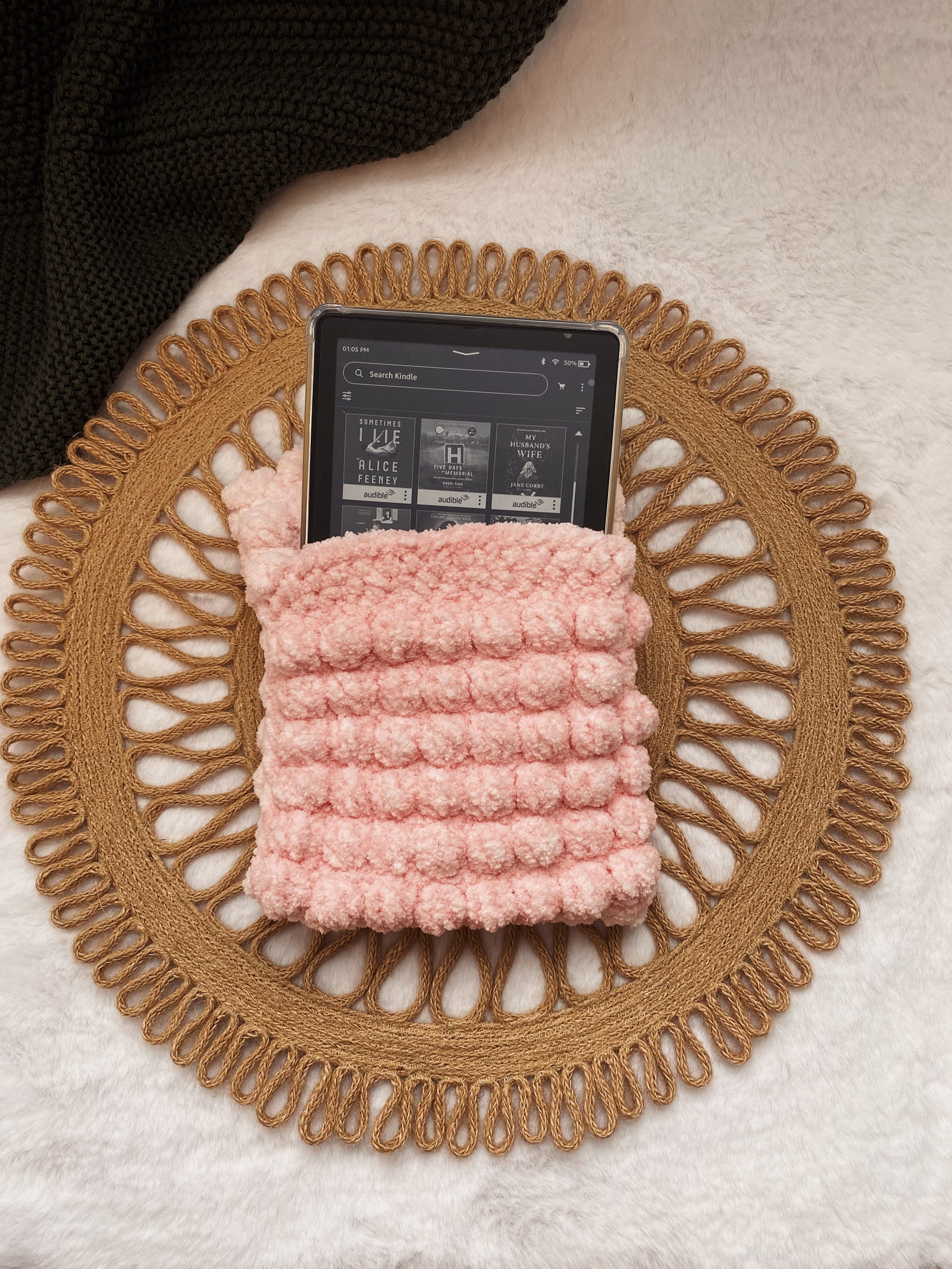 Bubble Tablet Sleeve | Crochet Pattern PDF | Kindle, Ipad, Tablet ...