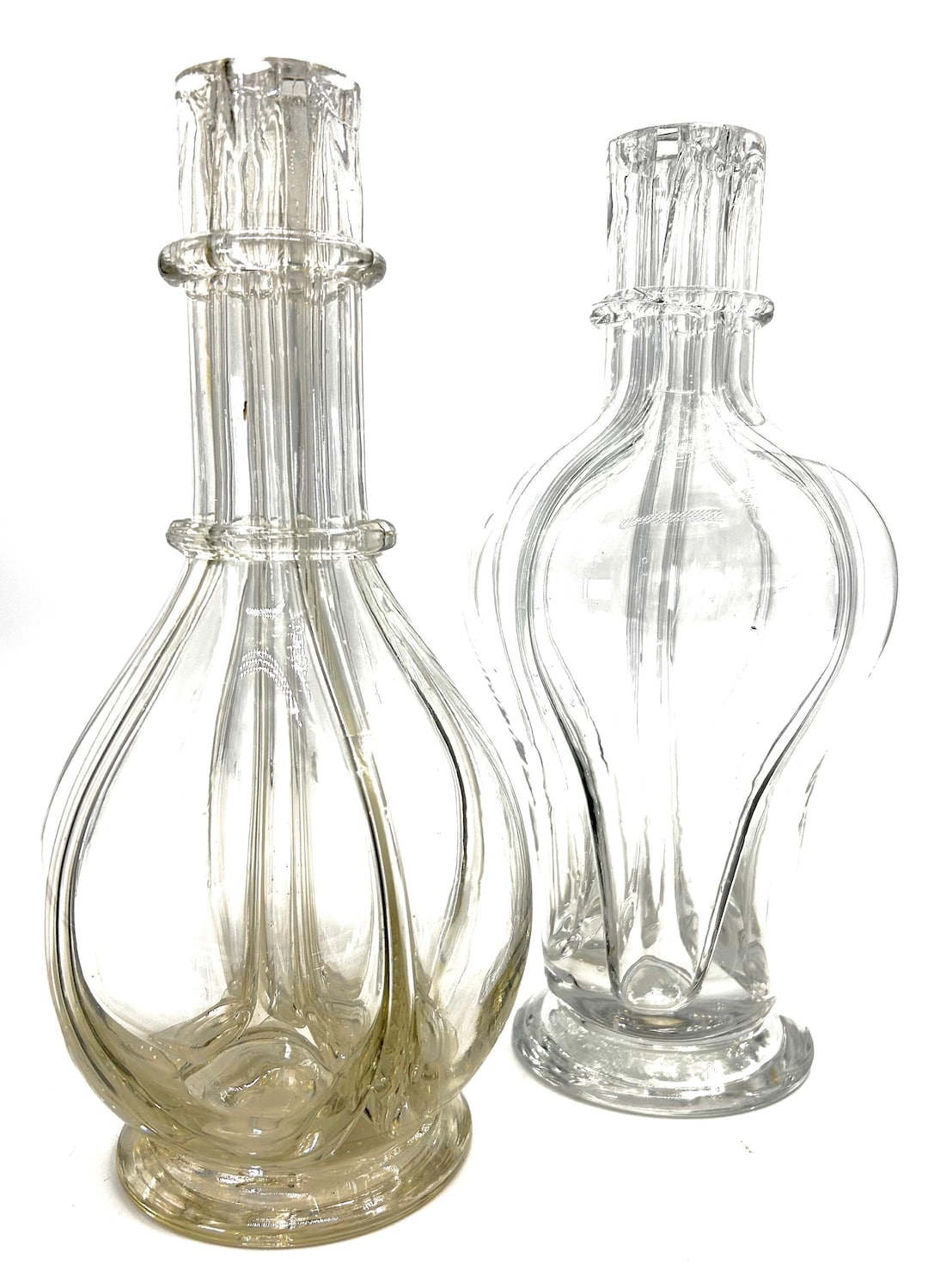 Rare French Vintage 4 Chamber Glass Decanter/ Frog Flower Vase - Etsy