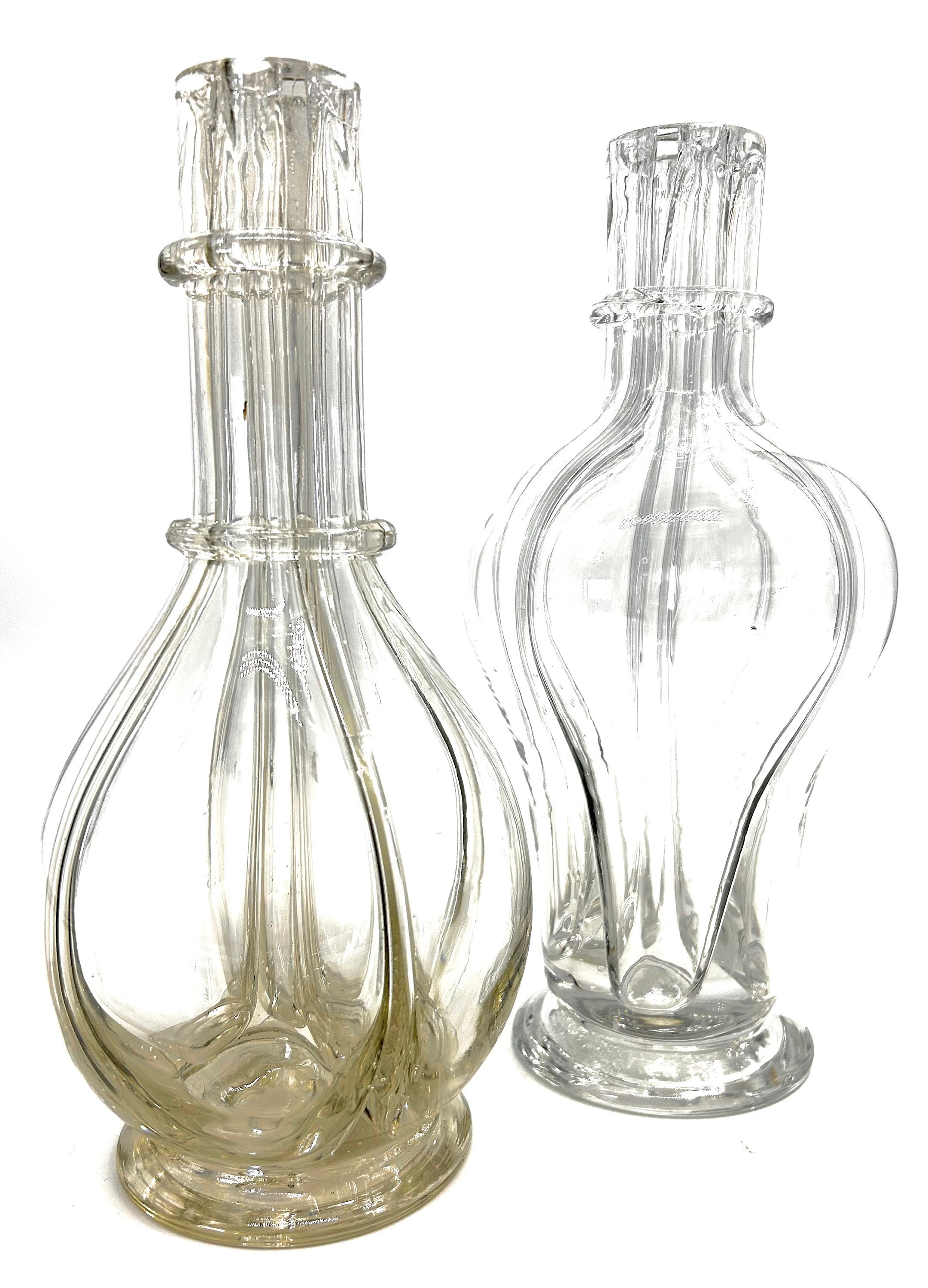 Rare French Vintage 4 Chamber Glass Decanter/ Frog Flower Vase - Etsy