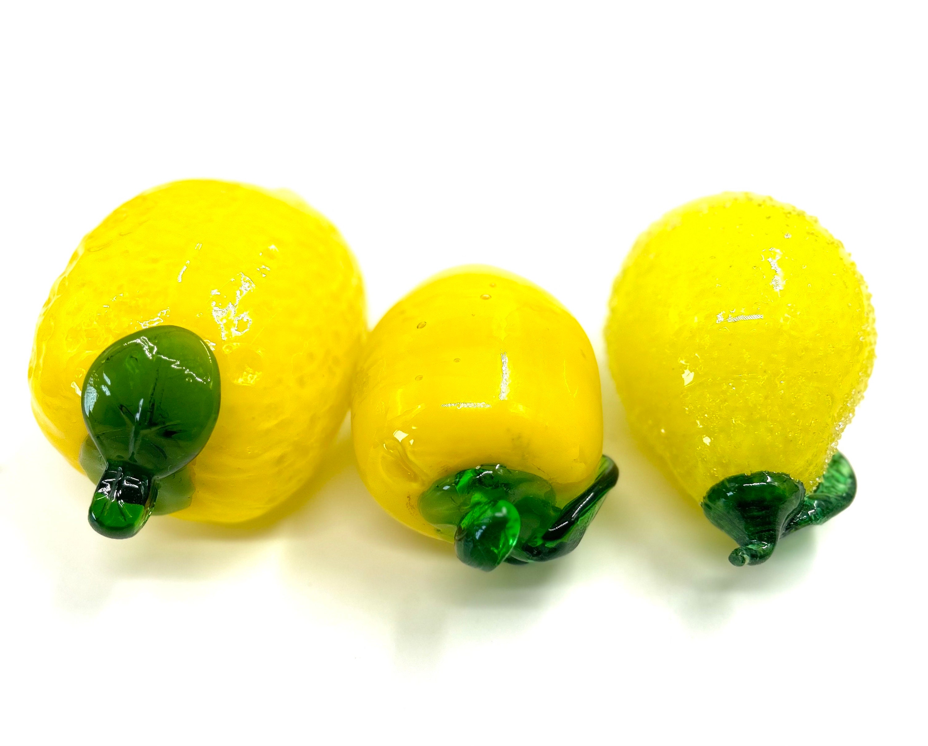 Murano Glass Lemon/italian Glass Fruit / Glossy Lemon by Gratful ...