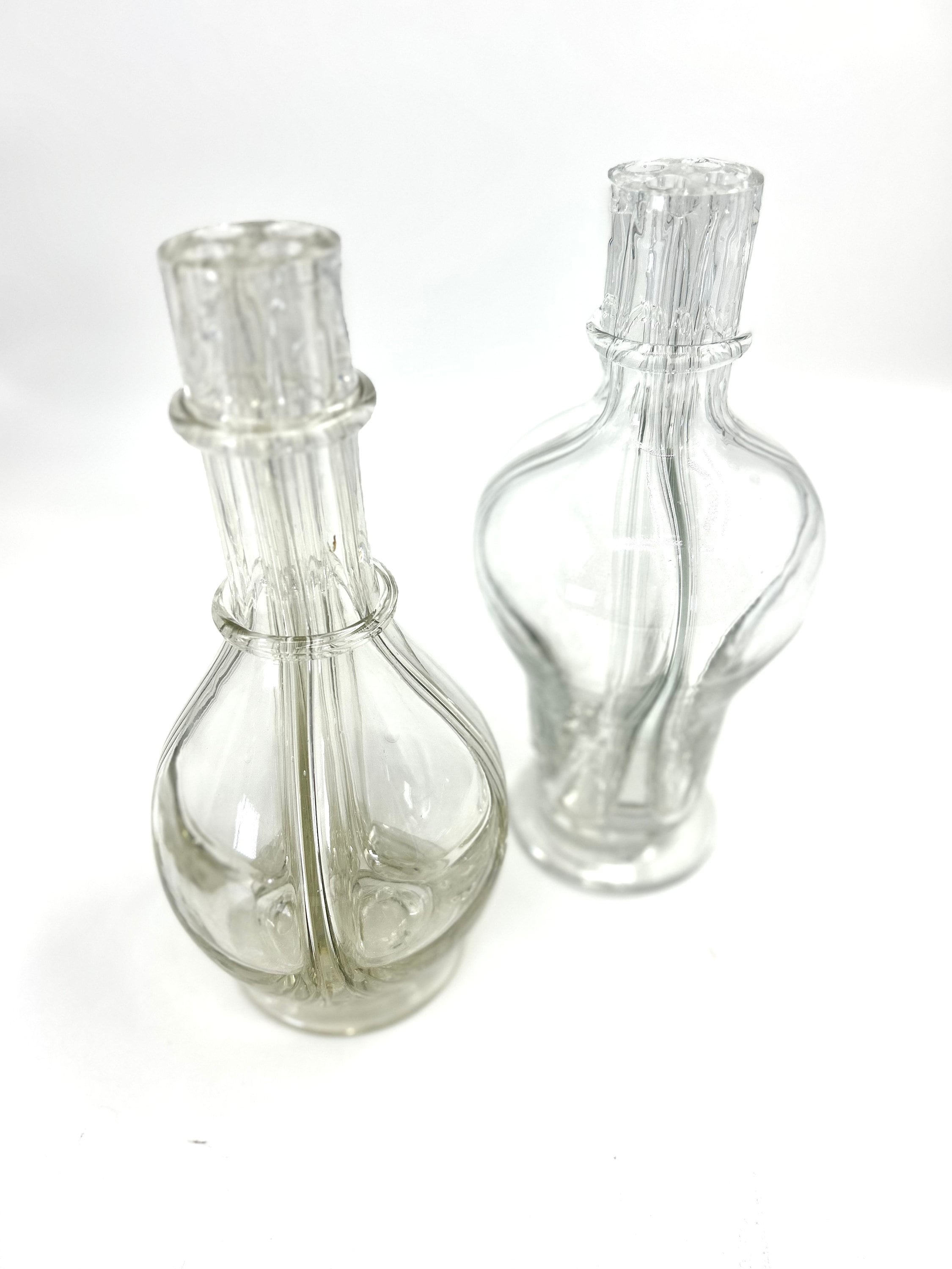 Rare French Vintage 4 Chamber Glass Decanter/ Frog Flower Vase - Etsy