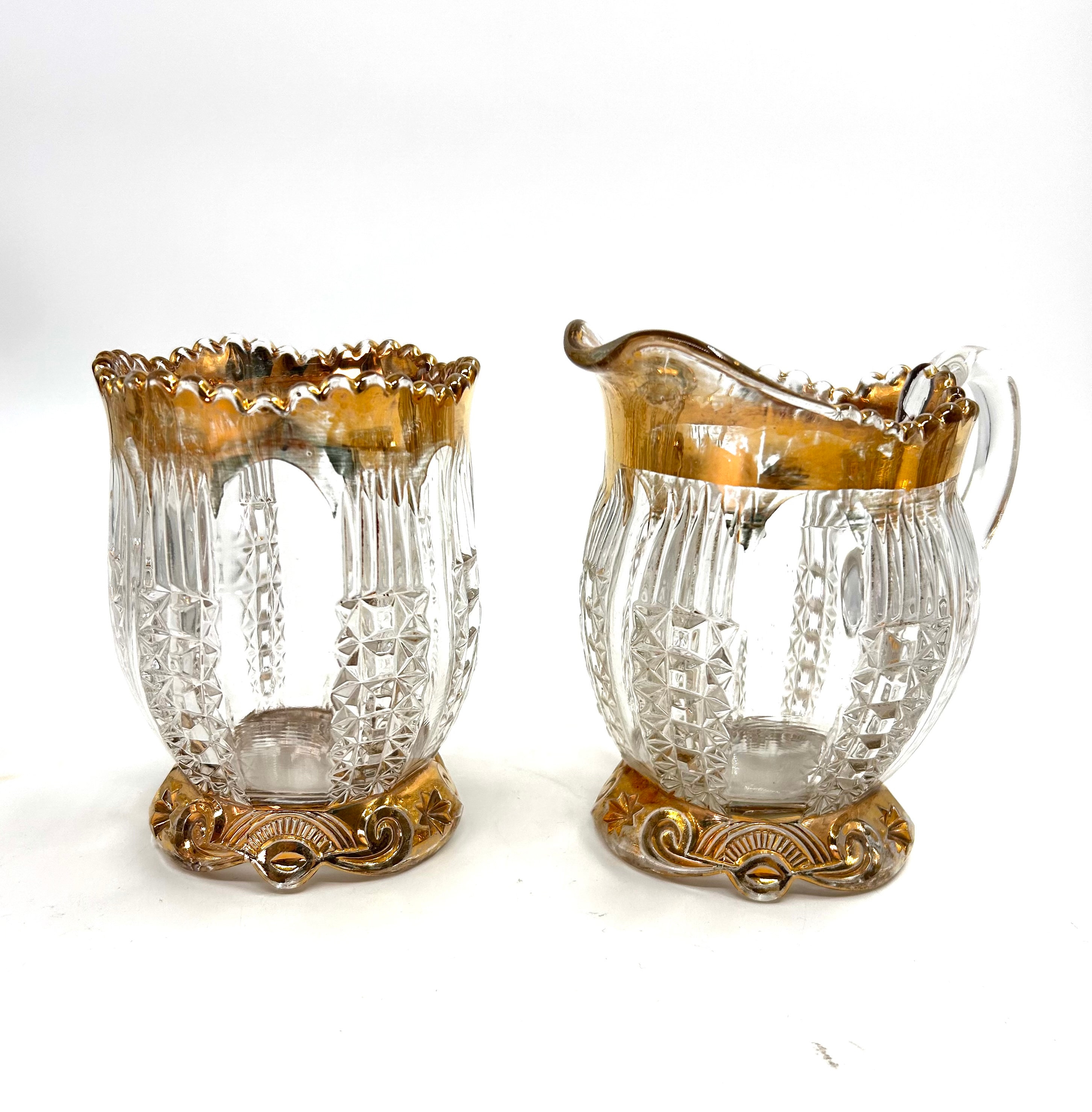 ABCG National Glass Co. riverside Glass Works 1899-1904 Butter Dish ...