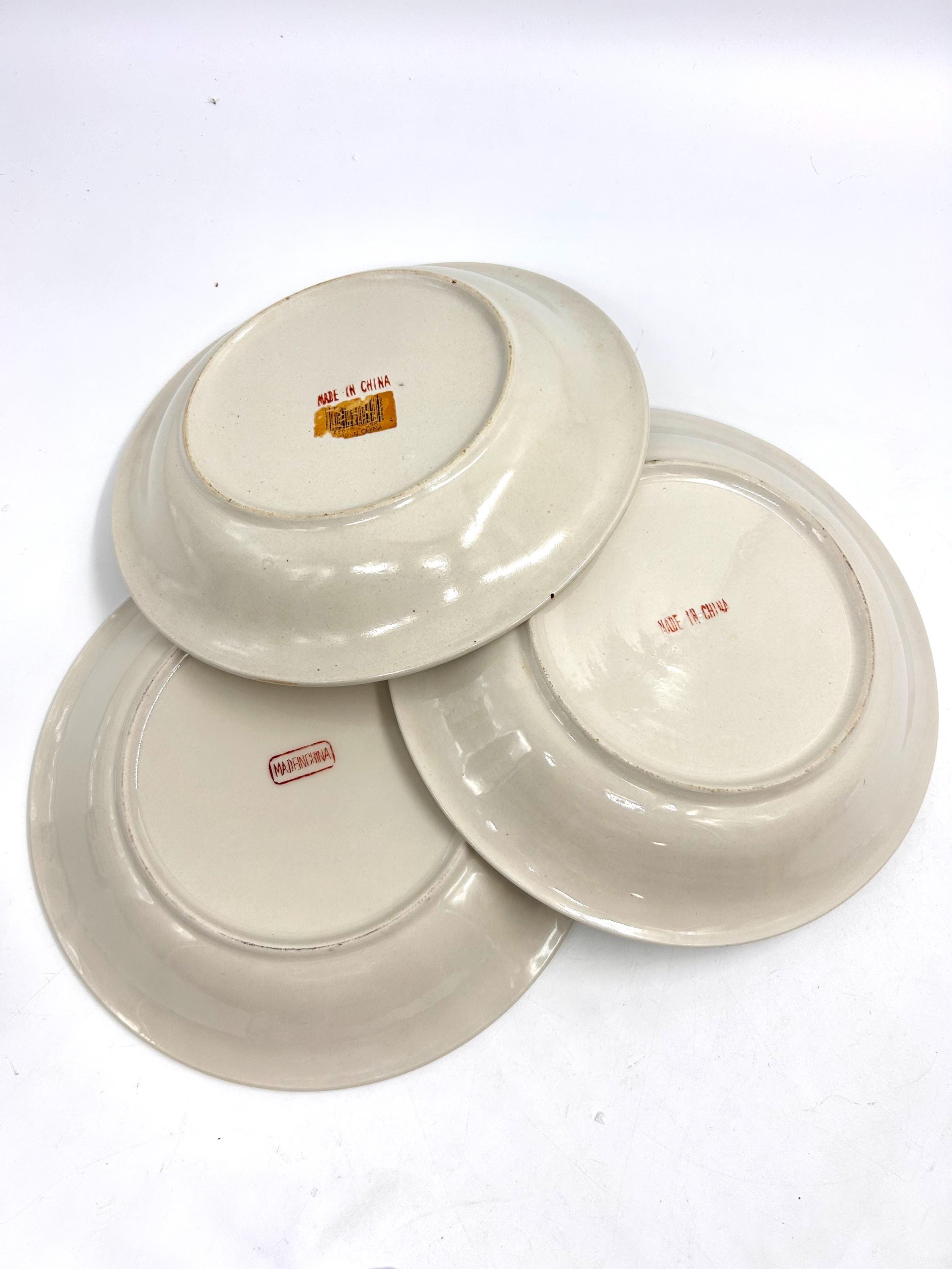 Vintage Recipe Pie Plates / Pecan Pie / Strawberry Pie / Cherry Pie - Etsy