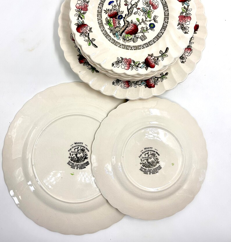 Myott Fine Staffordshire Ware Made in England Indian Tree - Etsy