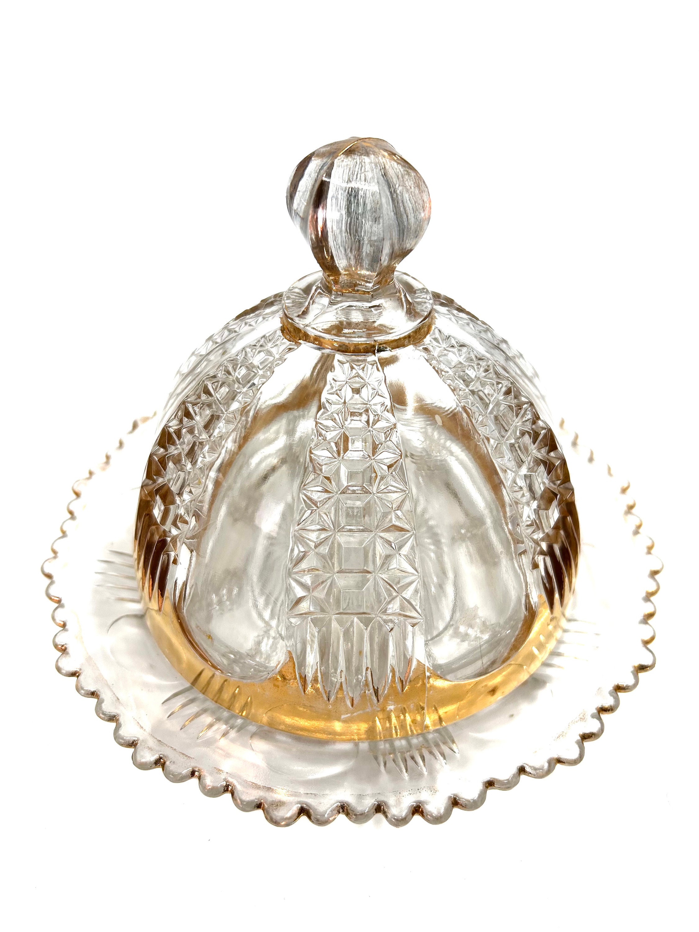 ABCG National Glass Co. riverside Glass Works 1899-1904 Butter Dish ...