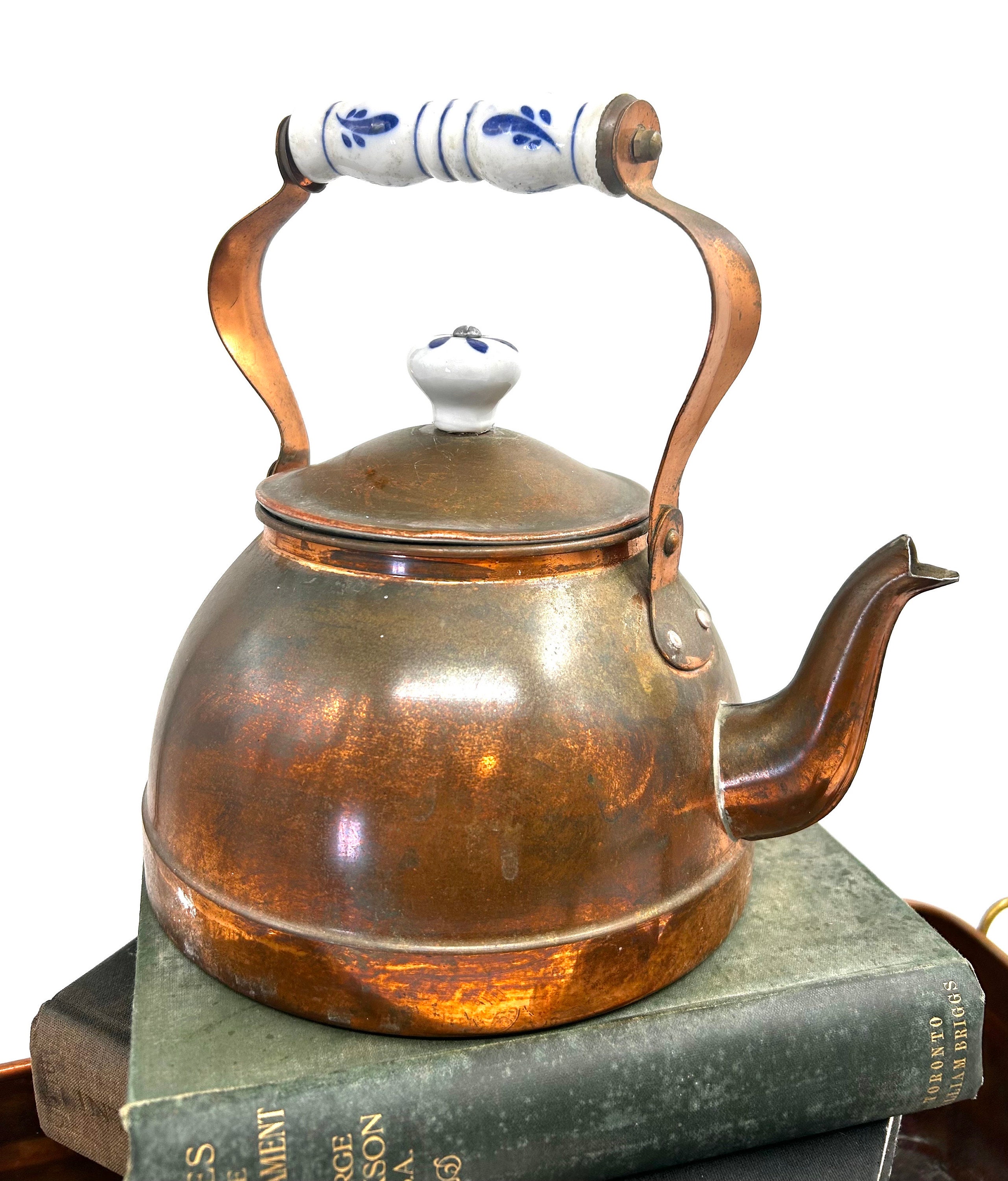 Vintage Copper Wares / Primative Kitchen Decor / Copper Kettles ...