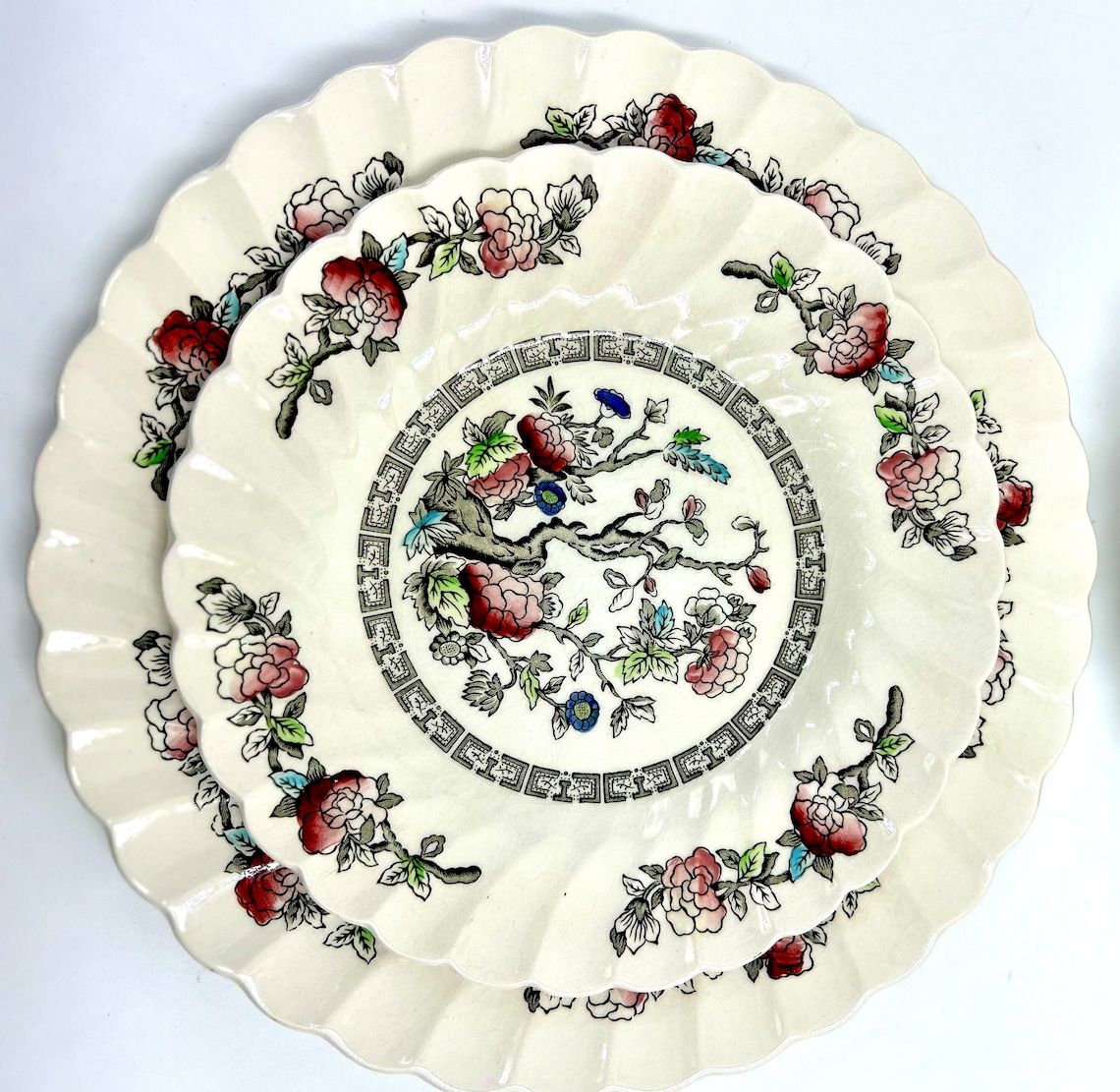 Myott Fine Staffordshire Ware Made in England Indian Tree - Etsy