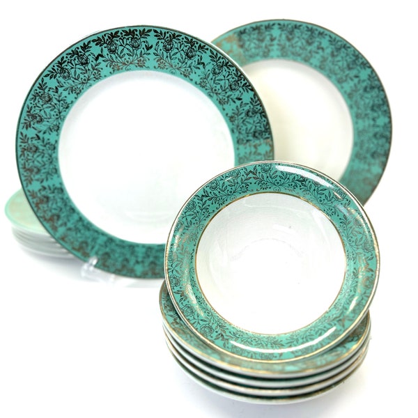 Turquoise Gold China - Etsy