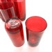 Beautiful Ruby Red Rolly Polly Ice Tea Tumblers by Anchor Hocking ...
