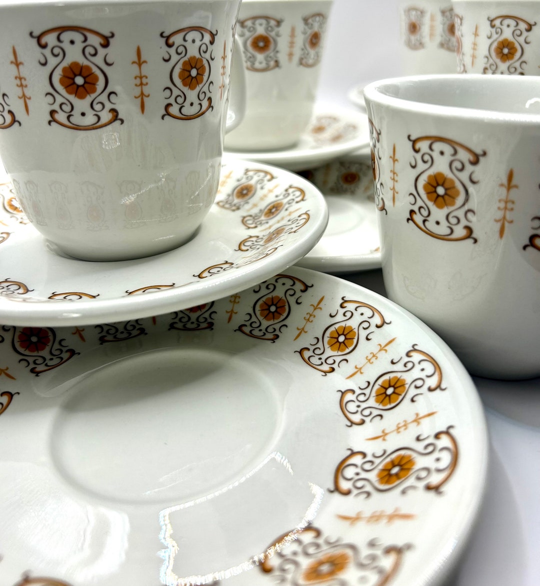 Royal Doulton Steelite Madeira Cup and Saucer Sets , Diner Hotel Style ...