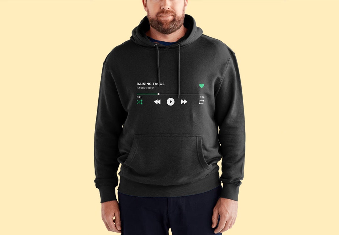 Spotify Song Hoodie - Etsy