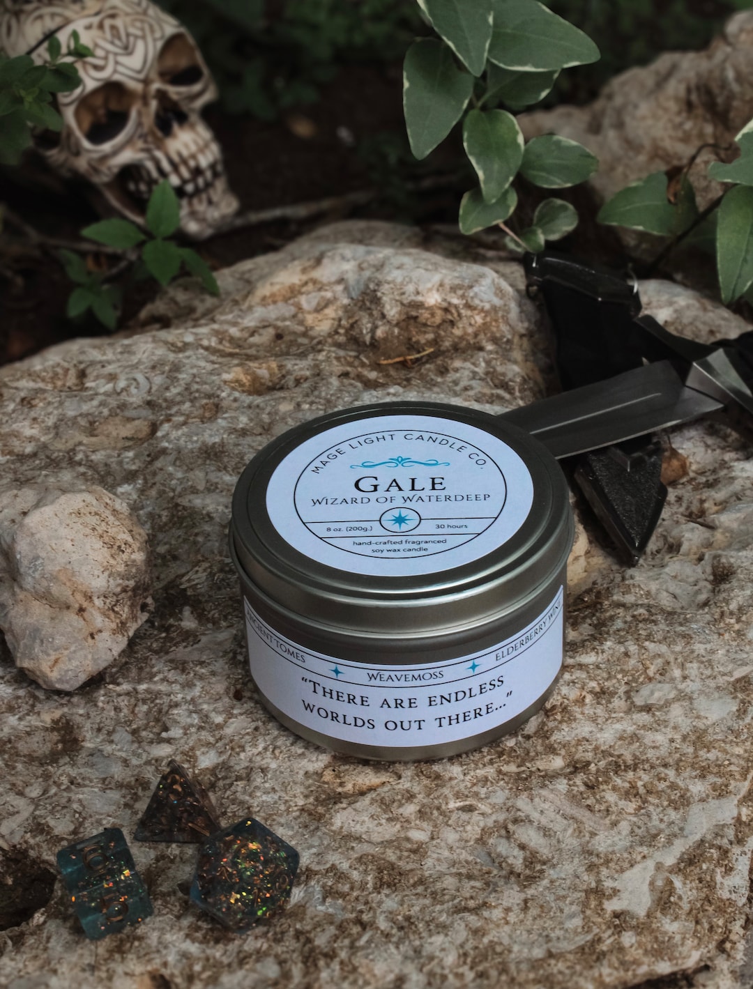Gale: BG3 Human Wizard Companion Video Game Inspired 8oz Soy Wax ...