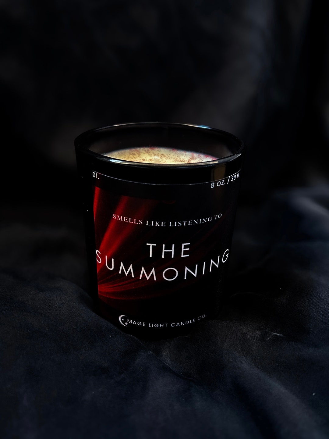 The Summoning: 8 Oz Soy Wax Scented Candle in Black Tumbler Inspired by ...