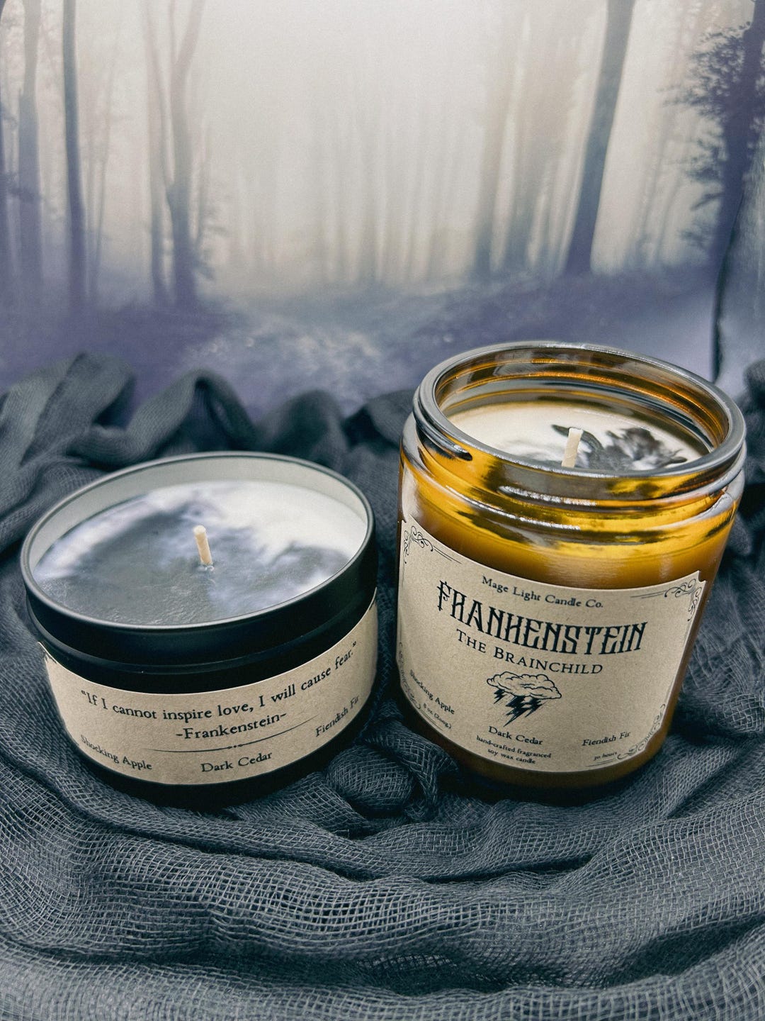 Frankenstein: Classic Universal Monster Horror Inspired 8oz Soy Wax ...