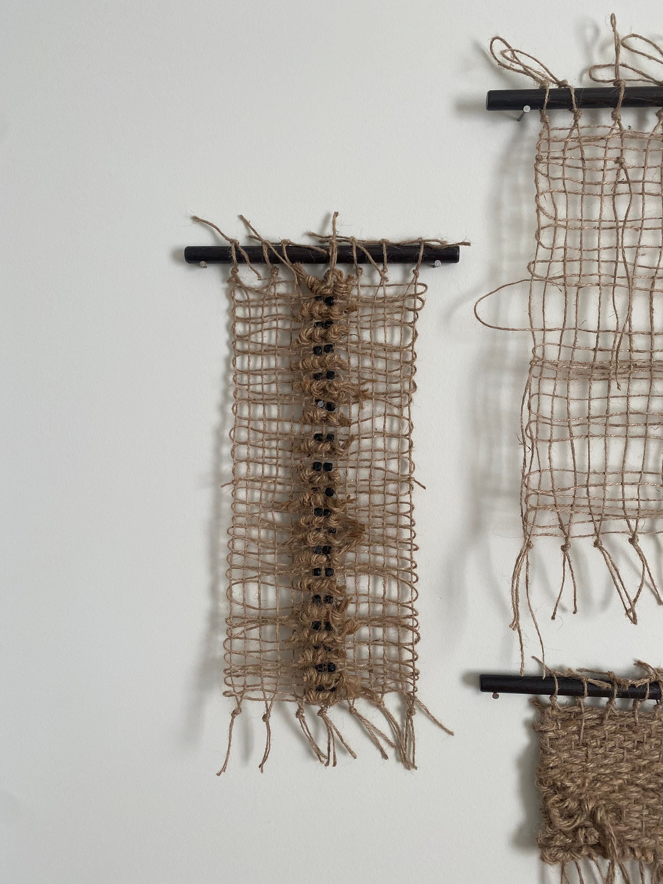 11 Handmade Rustic Jute Fiber Art - Etsy