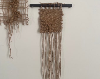 11 Handmade Rustic Jute Fiber Art - Etsy
