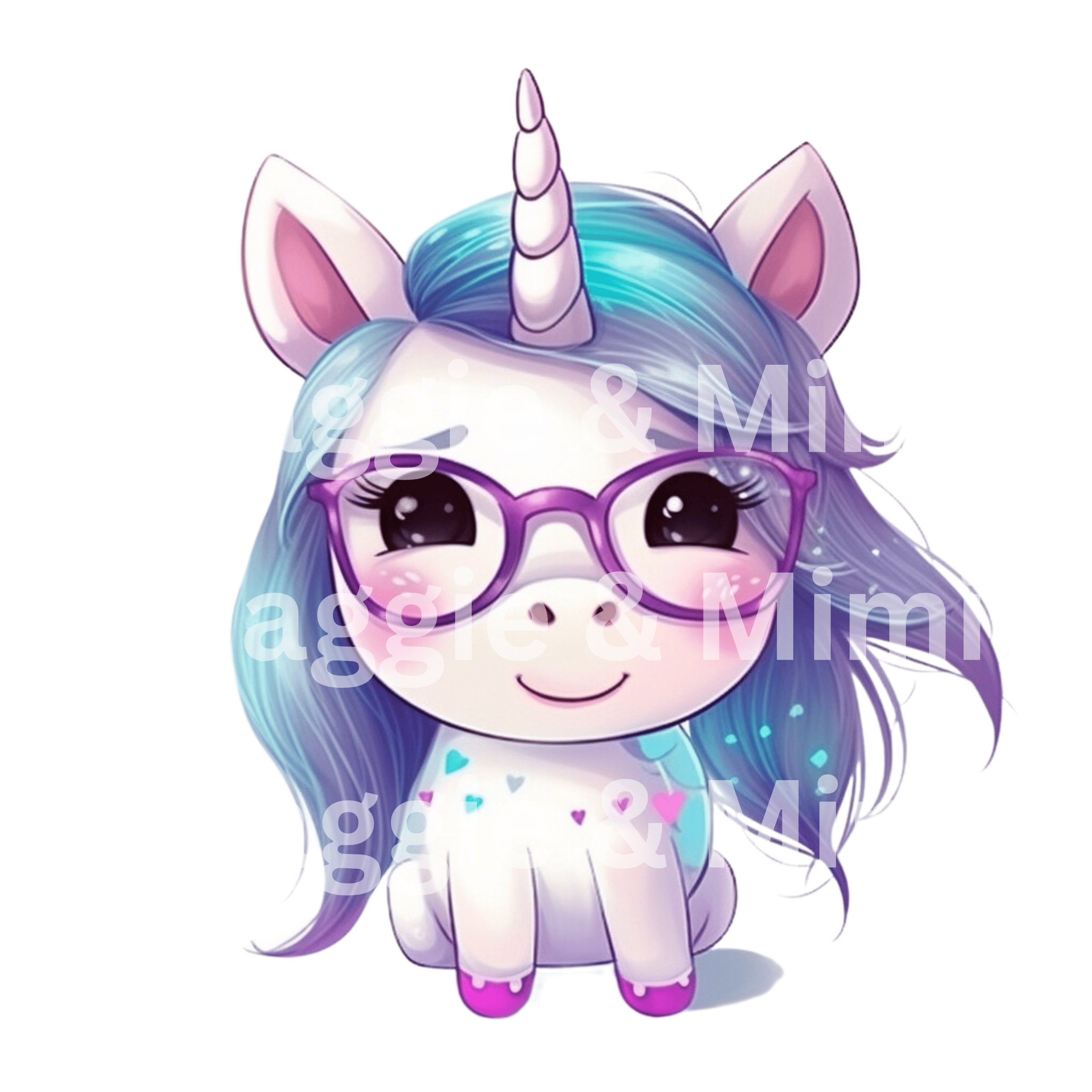 Magical Unicorn Clipart Set 4 SVG, JPG, PNG Files With Transparent ...