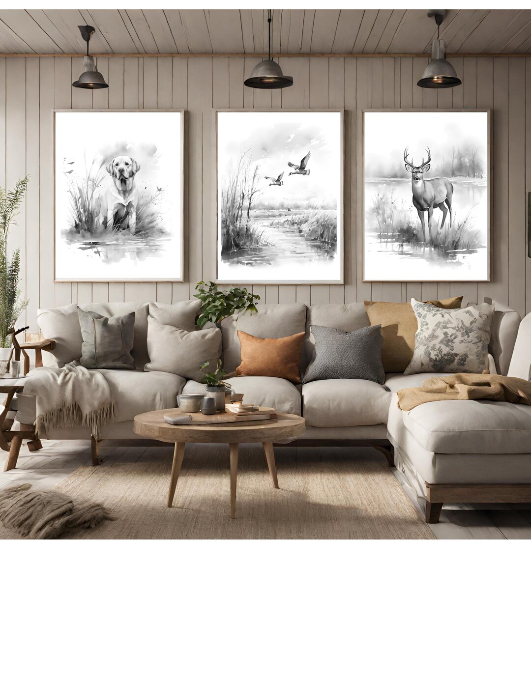 Hunting Nursery Wall Art: Deer, Duck, Dog Prints (digital Download) - Etsy