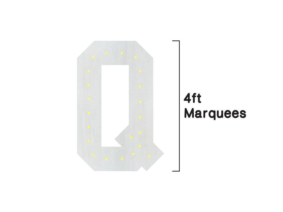 4 Foot Marquee Letters and Numbers for Party Planners and Events Letter ...