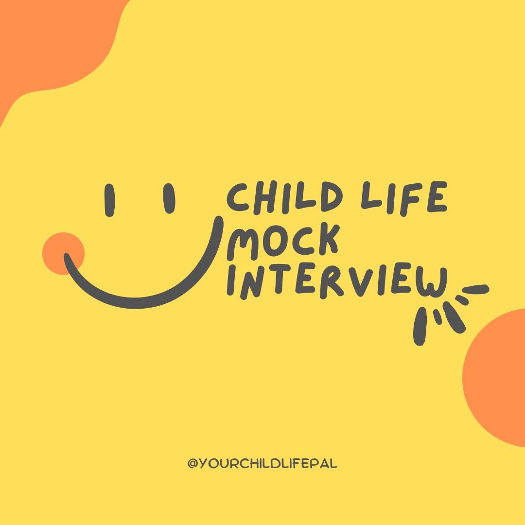 Child Life Mock Interview - Etsy