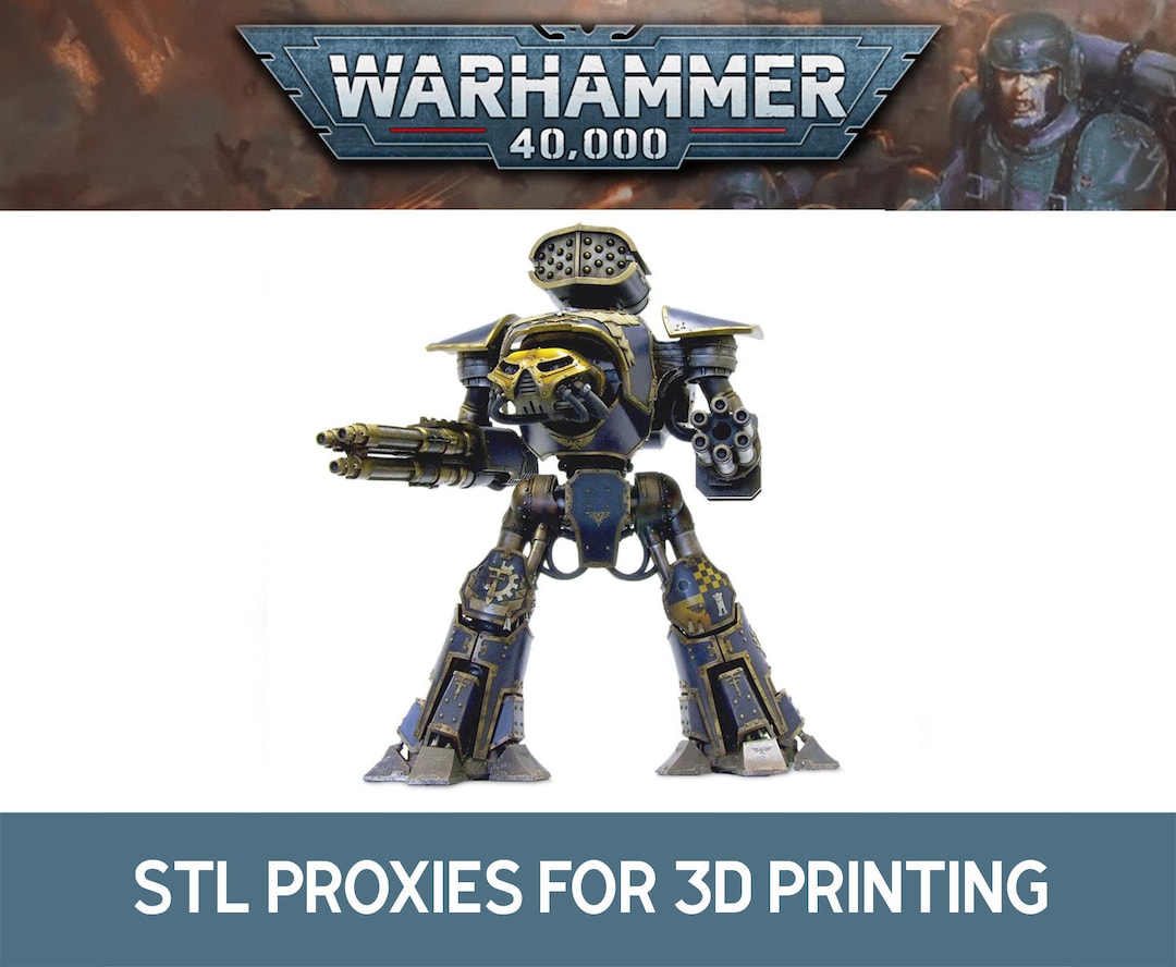 Warhammer 40k Reaver Titan STL Files for 3D Printing - Etsy