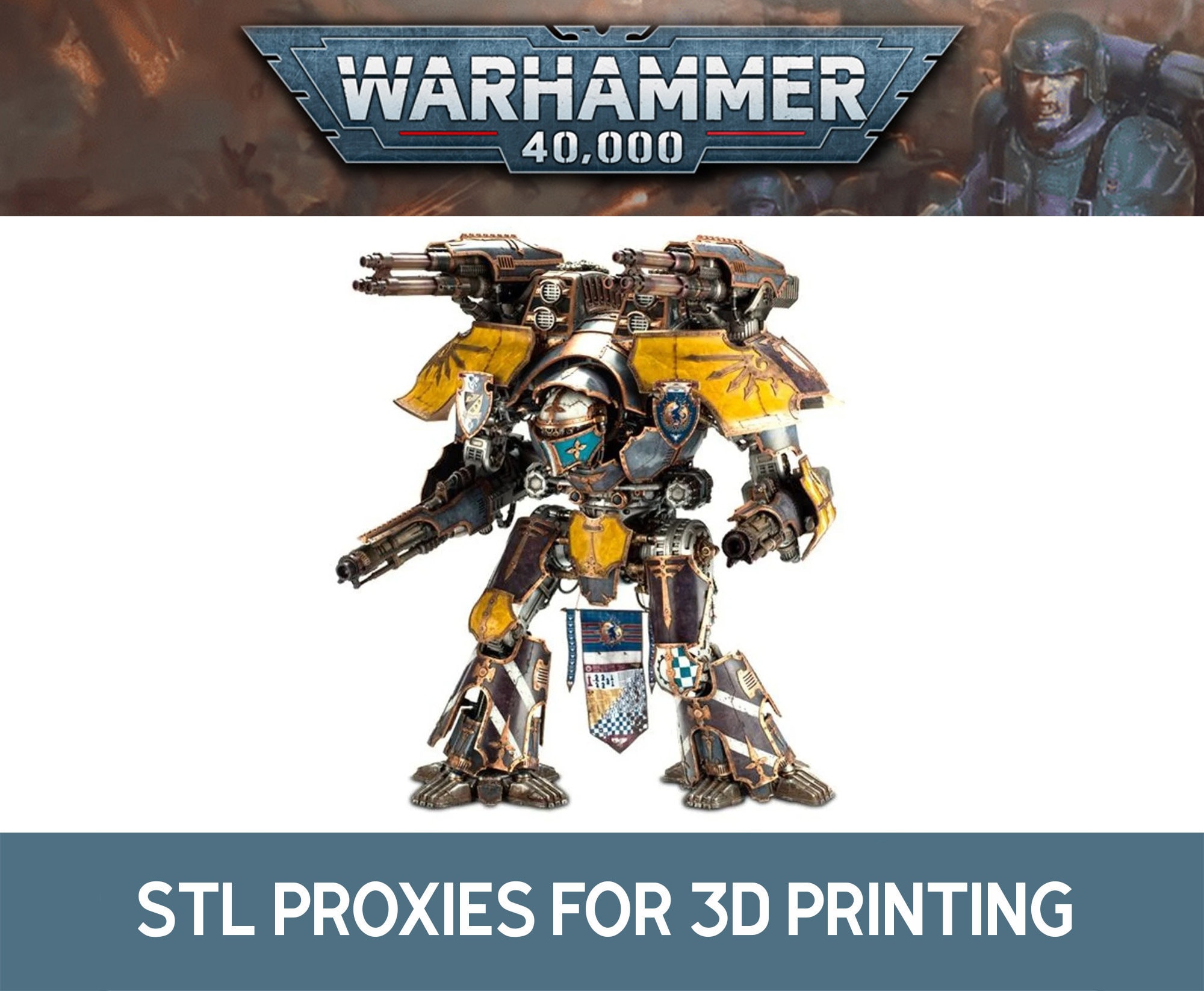 Warhammer 40k Warlord Titan STL Files for 3D Printing - Etsy UK