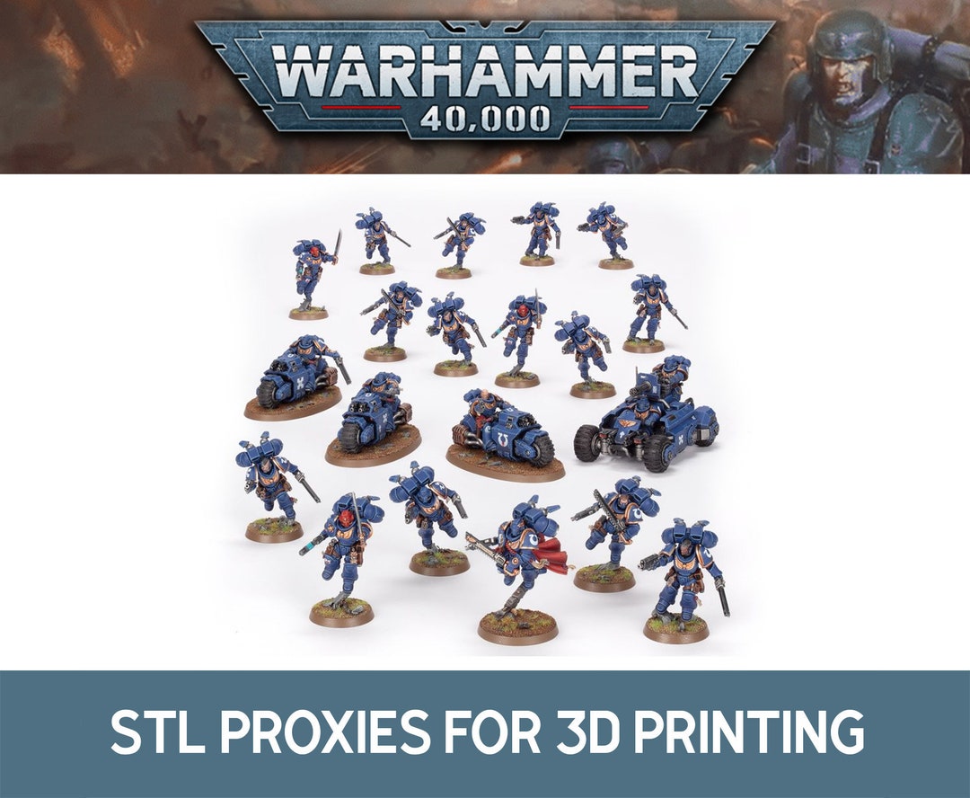 Warhammer 40k Space Marines Spearhead Force Battleforce STL Files for ...