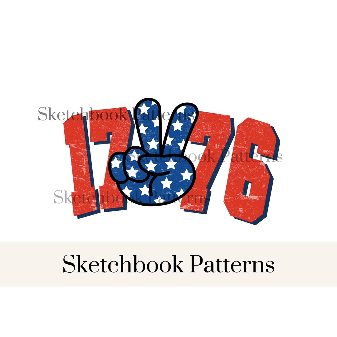 1776 Peace America Retro Digital File PNG JPEG - Etsy