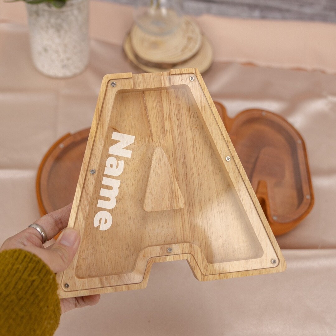 Customised Name Bank,monogrammed Customized Coin Banks,customized Coin ...