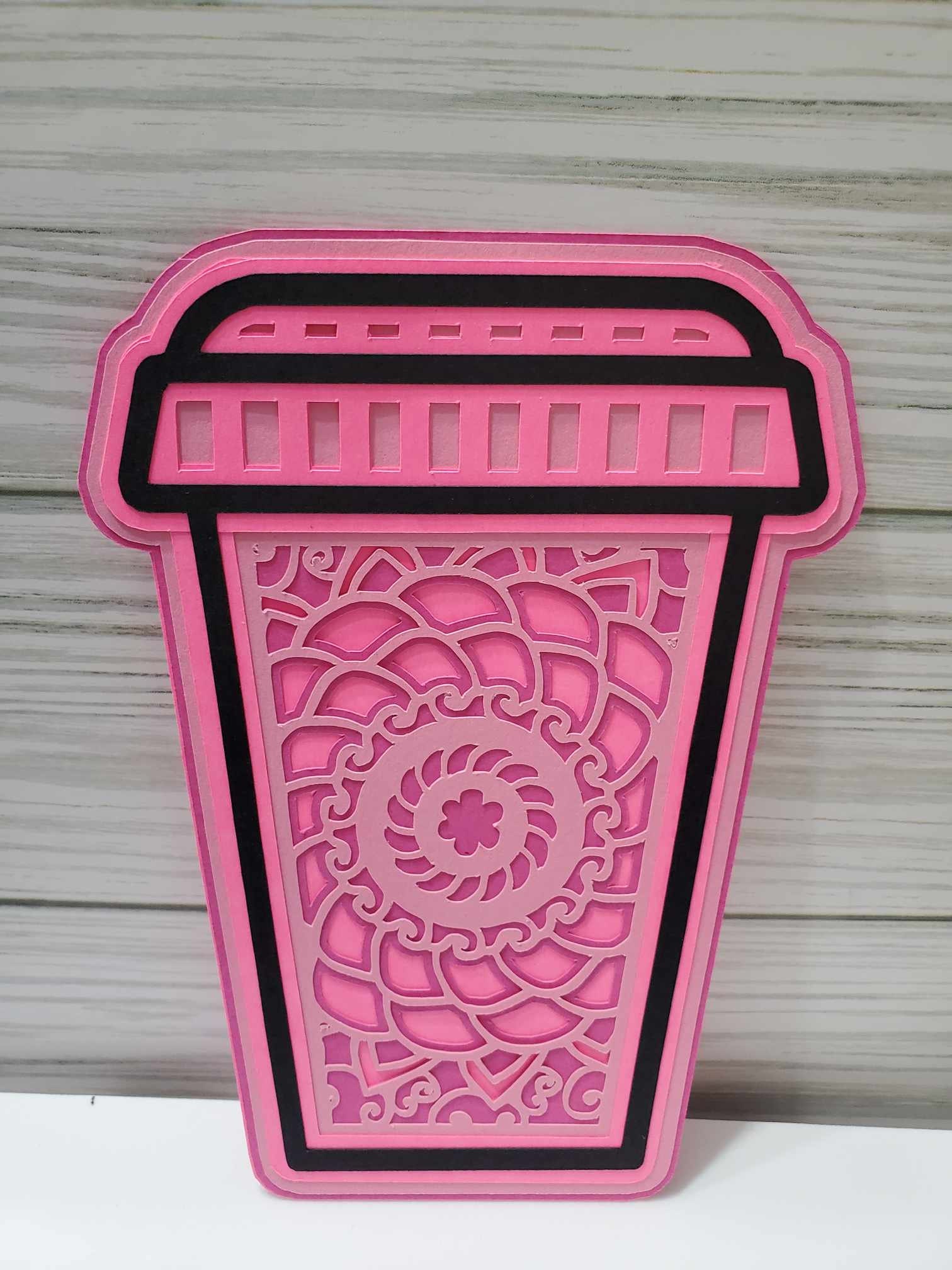 Coffee Cup/papercrafts for Scrapbooking and Embellishments - Etsy