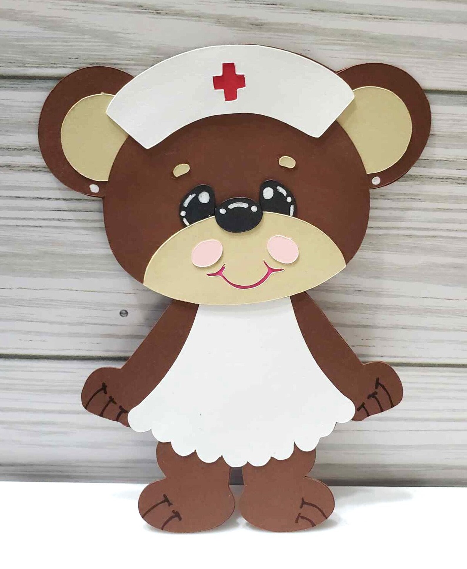 Nurse/bear/medical/papercrafts for Scrapbooking and Embellishments - Etsy