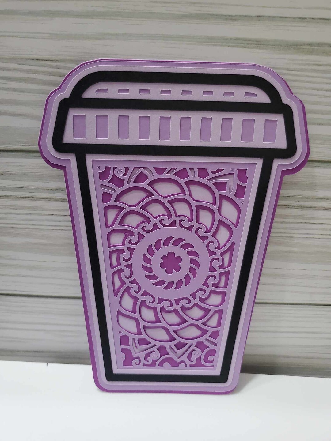 Coffee Cup/papercrafts for Scrapbooking and Embellishments - Etsy