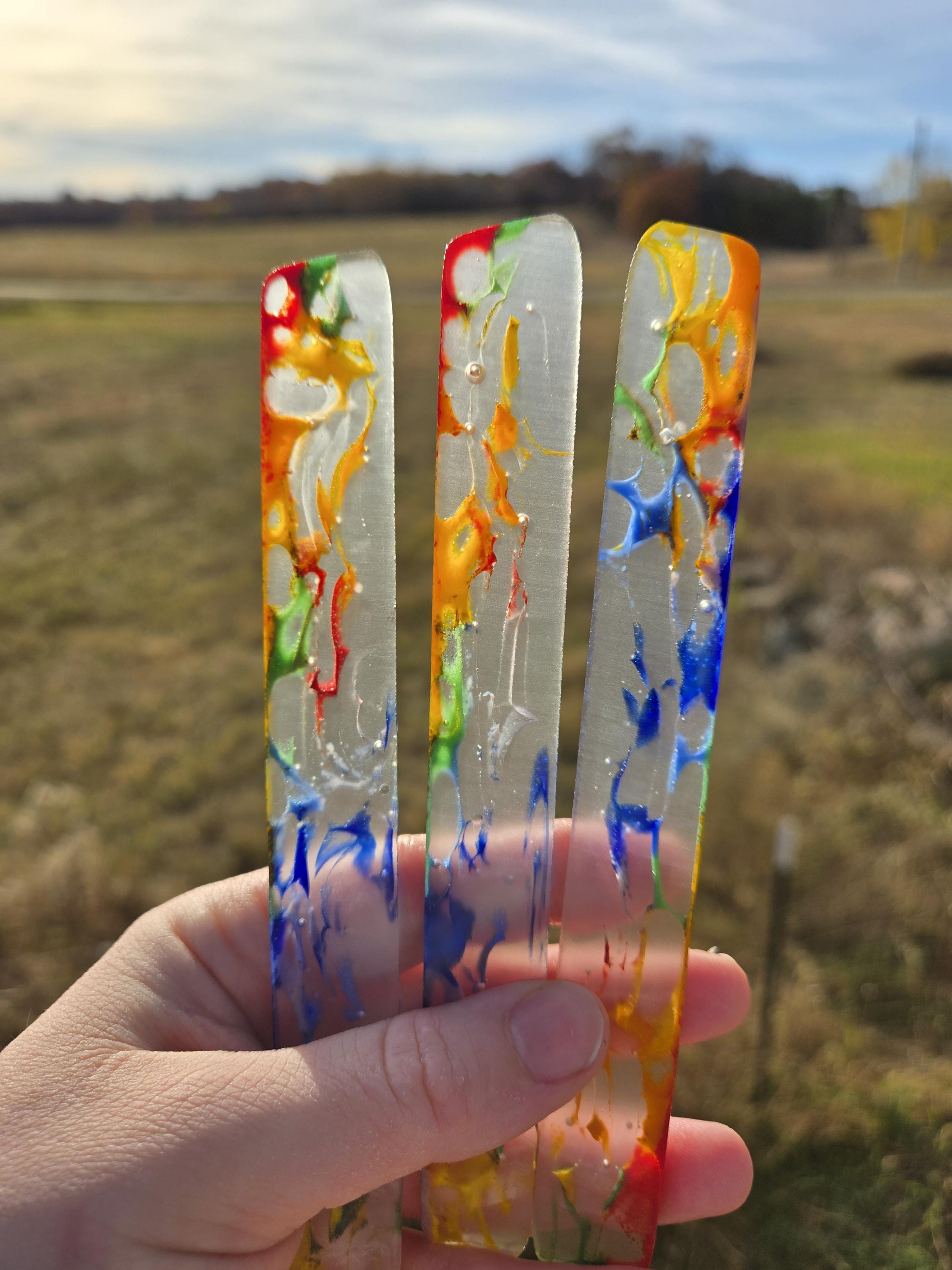 COE 96 Pattern Bars wispy Rainbow - Etsy Canada