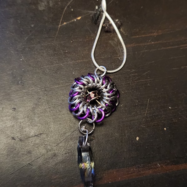 Chain Mail Pendant - Etsy