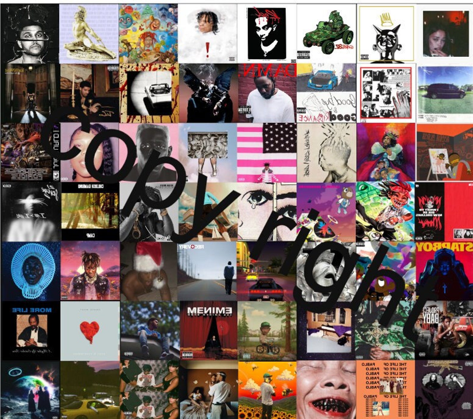 Rapper Album Covers - Etsy