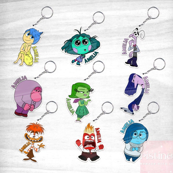 Envy Inside Out Keychain - Etsy