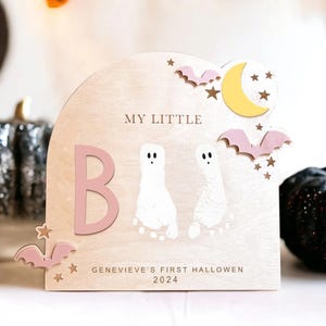 Personalized DIY Halloween Keepsake Baby's First Halloween, Footprint ...