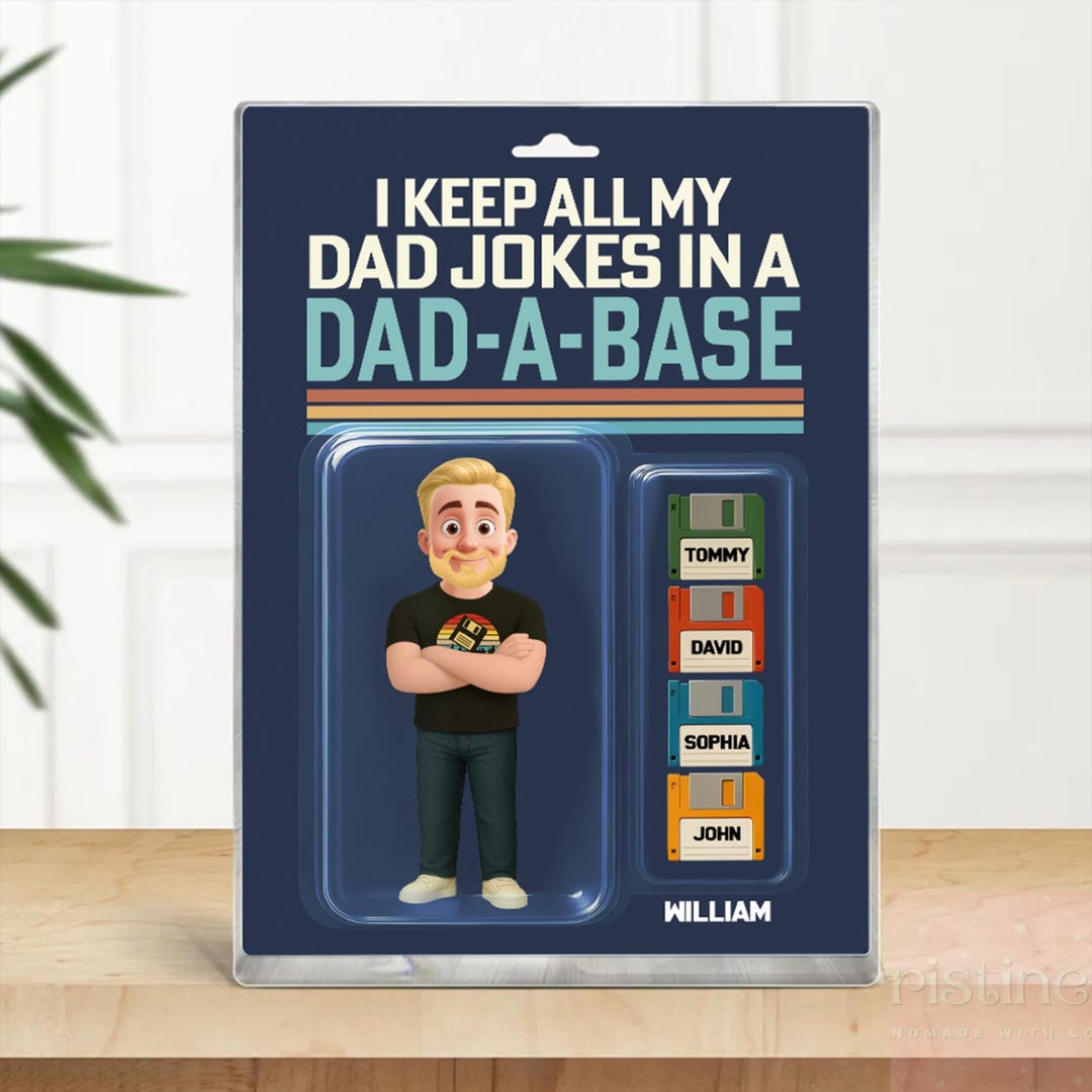 Personalized I Keep All My Dad Jokes in A Dad A Base Acrylic Block ...