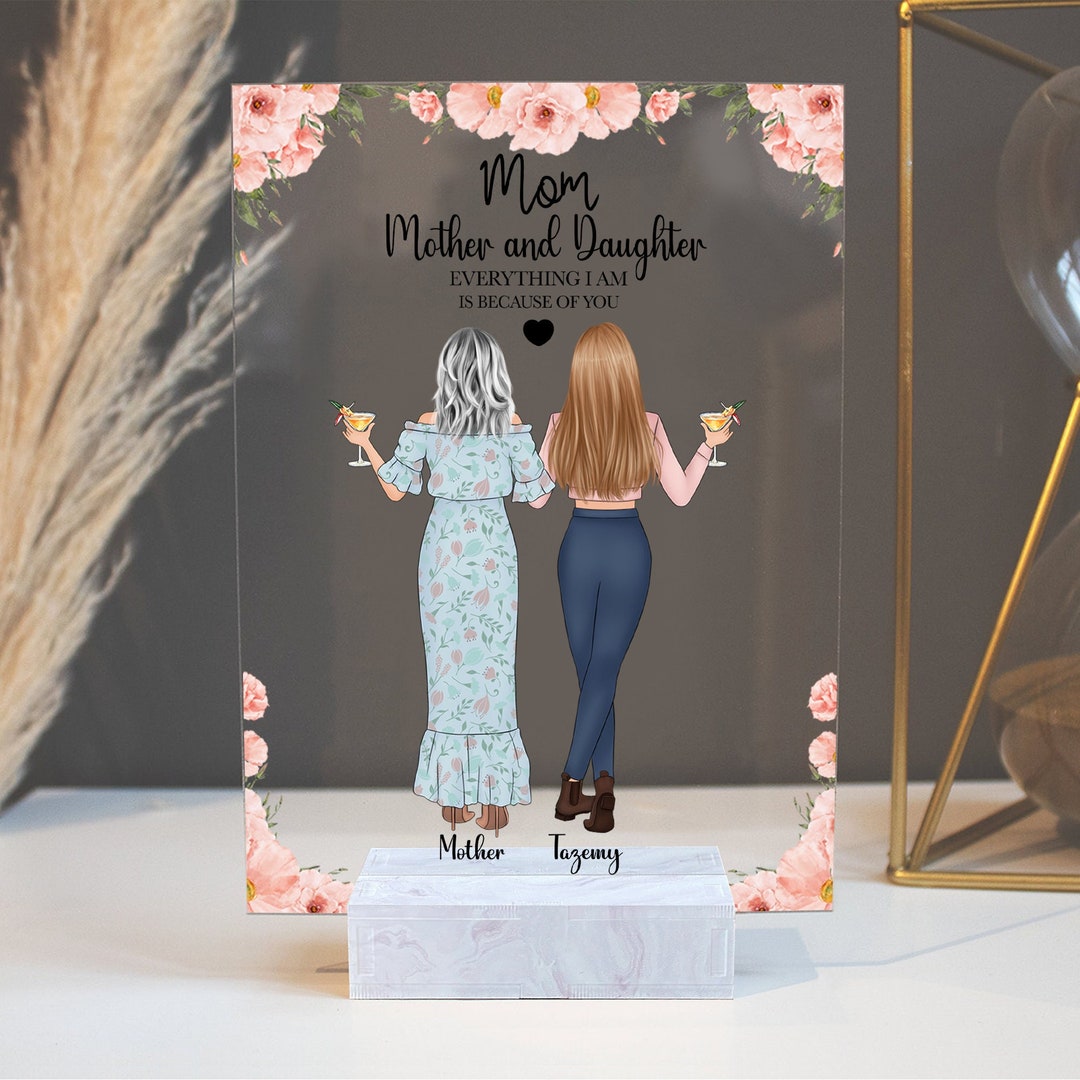 Mum Custom Acrylic Plaque, Daughter Gift, Mum Birthday Gift, Mothers ...