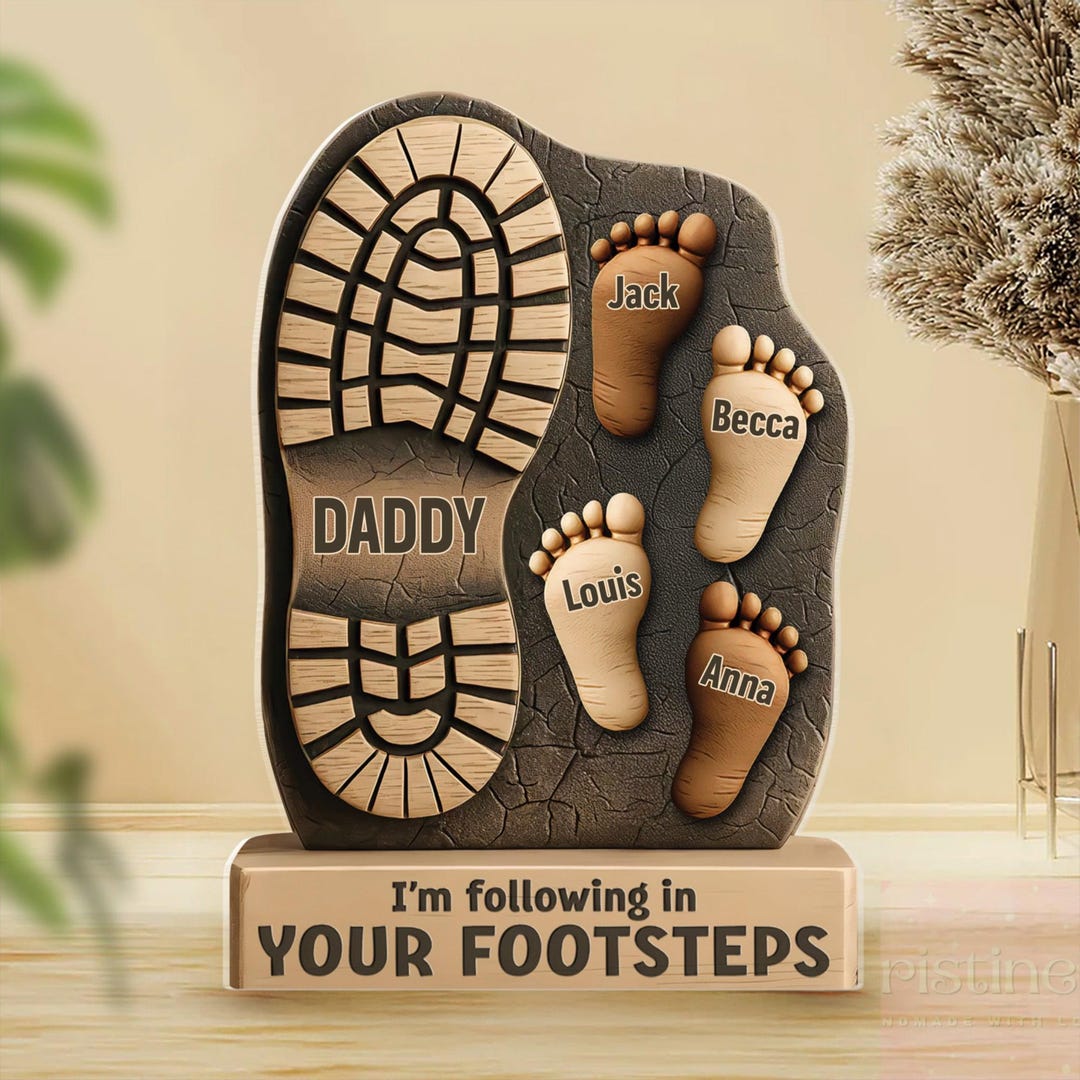 Personalized Family Footprints No Matter How Big We Get, Family Custom ...