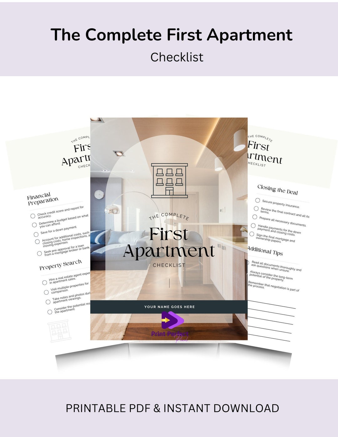 First Apartment Checklist First Condo First Coop Apt Owners - Etsy