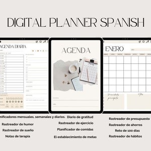 Digital Planner Spanish Agenda Digital Español 2024 Planificador ...