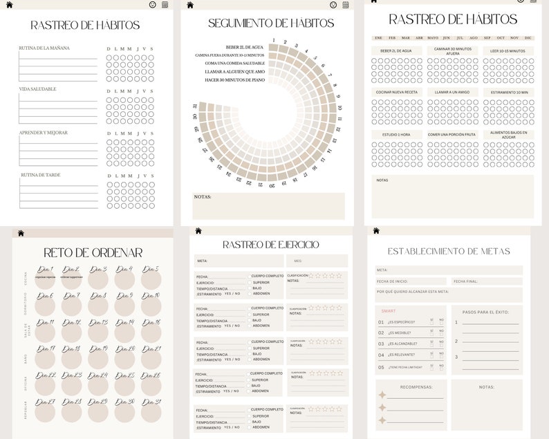 Digital Planner Spanish Agenda Digital Español 2025 Planificador ...