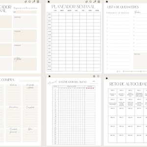Digital Planner Spanish Agenda Digital Español 2025 Planificador ...