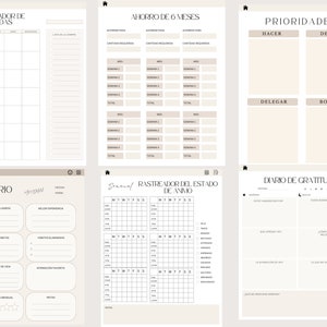 Digital Planner Spanish Agenda Digital Español 2025 Planificador ...