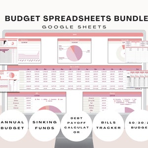 Personal Finances Template Google Sheets All in One Spreadsheets Annual ...