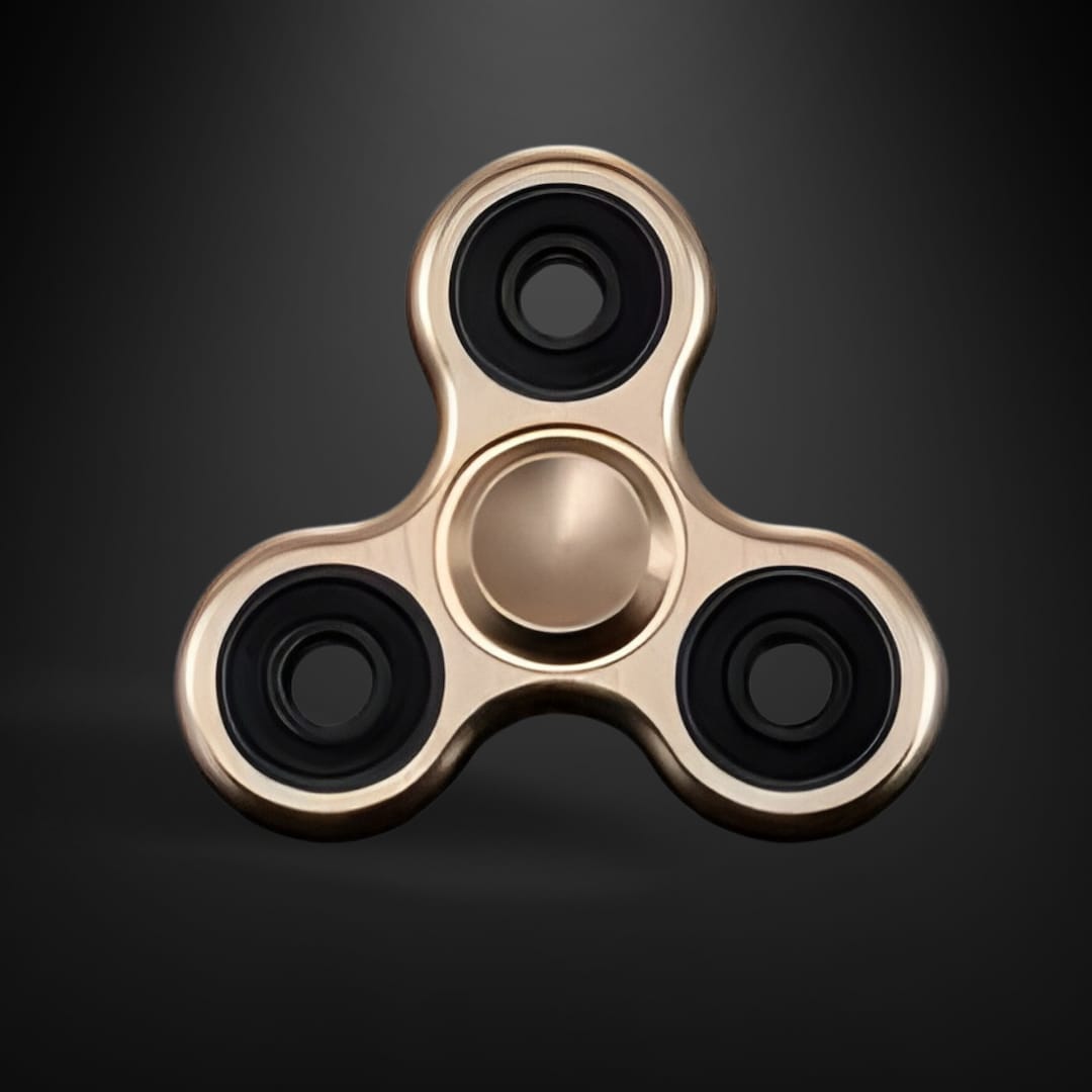 Metal Fidget Spinner Toy A Stress-relieving Metal Toy - Etsy
