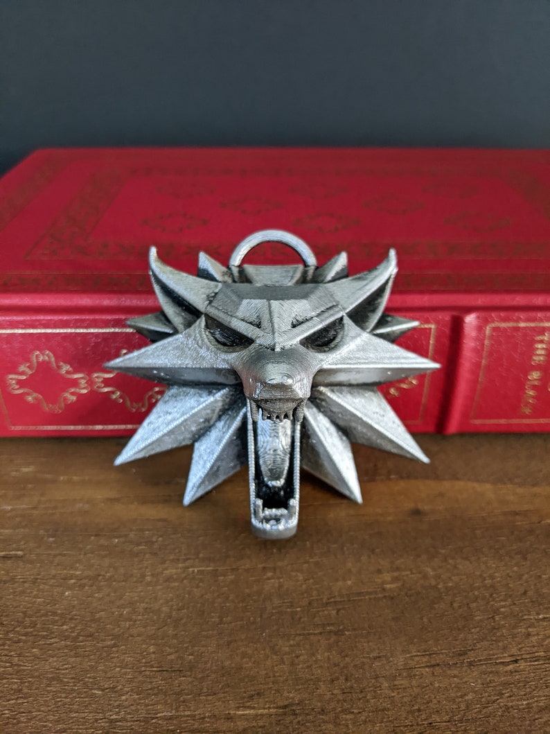 The Witcher Medallion the School of the Wolf - Etsy